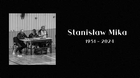 Nie żyje Stanisław Mika Sędzia koszykówki