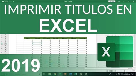 Imprimir Titulos En Excel Image To U