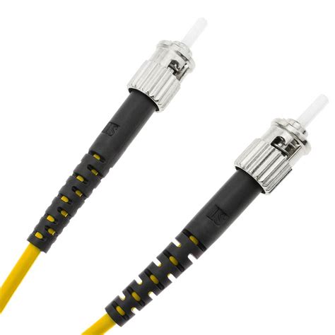 Cabo de fibra ótica ST PC ST PC monomodo 9 125 duplex 100m OS2 Cablematic
