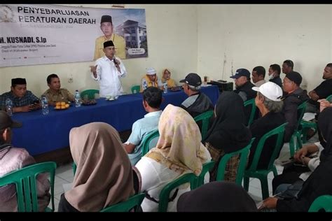 Pemilu 2024 H Kusnadi Siap Bertarung Sosper Harus Dipahami Warga