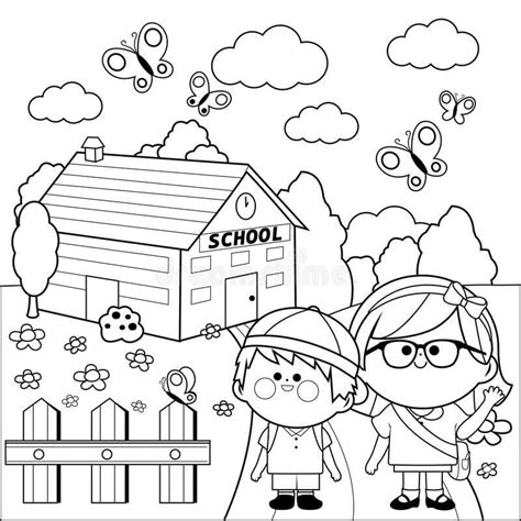 Dibujos De Escuela Para Colorear E Imprimir ColoringOnly 77280 The