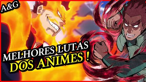MELHORES LUTAS DOS ANIMES TOP 5 MELHORES LUTAS SPOILER YouTube