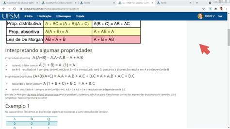 Simplificação de expressões algébricas booleanas parte 1 YouTube