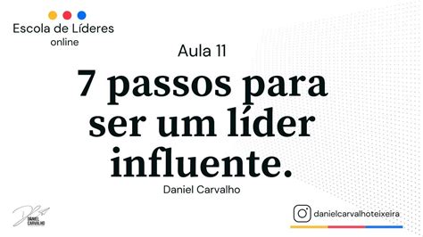 Sete passos para ser um líder influente YouTube