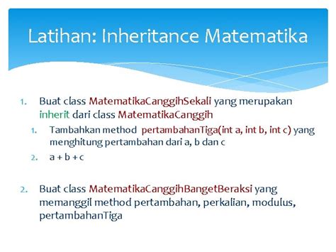 karakteristik pemrograman berorientasi objek encapsulation inheritance polymorphism encapsulation