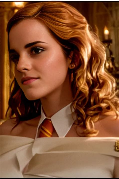 Dopamine Girl Emma Watson As Hermione Granger Naked Showing Her Tits