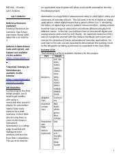 EEE 202 Lab 5 Arduino Docx EEE 202 Circuits I Lab 5 Arduino Lab 5