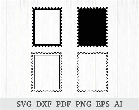 Postage Stamp Svg Postage Stamp Clipart Postage Stamp Etsy Australia