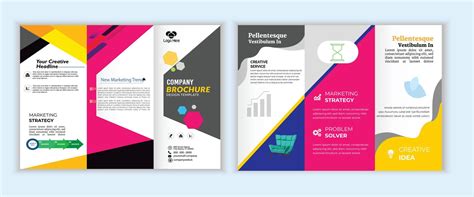 Creative Modern Trifold Business Leaflet Brochure Template Corporate