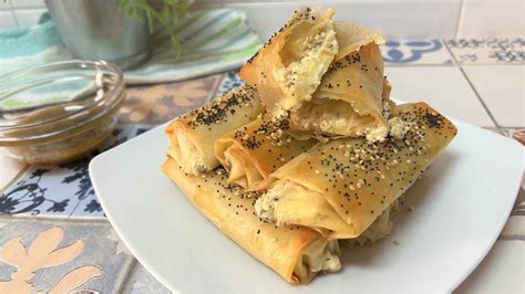 Rollitos de queso feta con masa filo te los pedirán muy a menudo