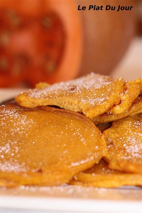 Beignets de potiron à la vanille Le plat du jour