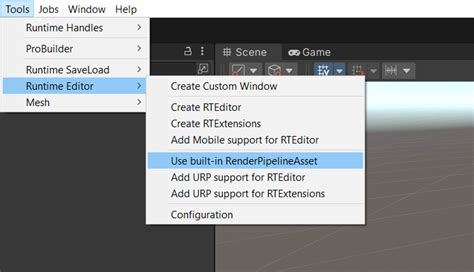 Universal Render Pipeline Support Docs Example Unity Documentation