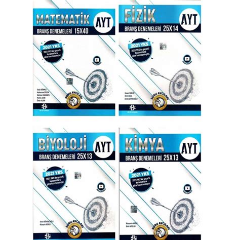 Bilgi Sarmal Ayt Matematik Fizik Kimya Biyoloji Bran Deneme Seti