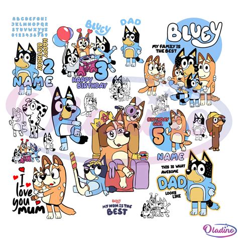 I Love You Mom Bluey Wiki Svg Bluey Birthday Svg Bluey Cha Inspire