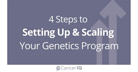 4 steps to setting up and scaling your genetics program