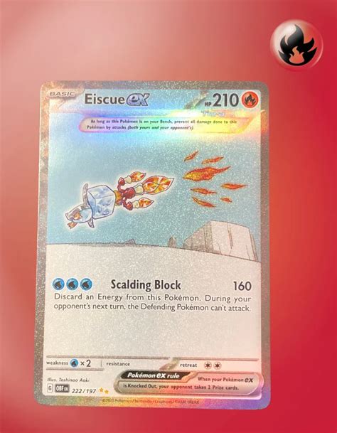 Eiscue Ex Obsidian Flames Tcg Coleccionistas