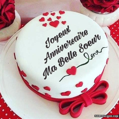 Joyeux Anniversaire Ma Belle Soeur Images De Gteaux