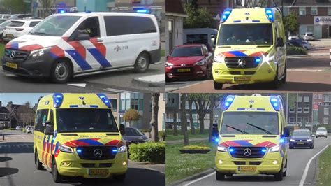 Ambulances En Politie Met Spoed Naar Meldingen In Hellevoetsluis YouTube