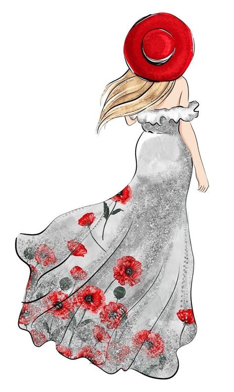 Pin by Dalete Crepaldi on ILUSTRAÇÕES Cartoon girl drawing Girly
