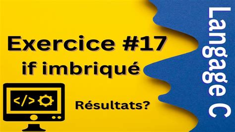 Langage C Exercice Corrigé 17 Quel sera le résultat de programme