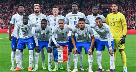 Sélections le nouveau classement FIFA est connu la France se