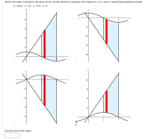 solved sketch the region enclosed by the given curves