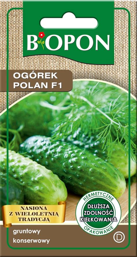 Nasiona Biopon Ogórek Polan F1 3G BIOPON Sklep EMPIK