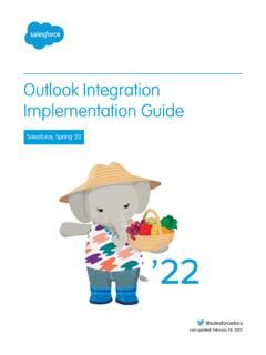 Outlook Integration Implementation Guide Salesforce Outlook