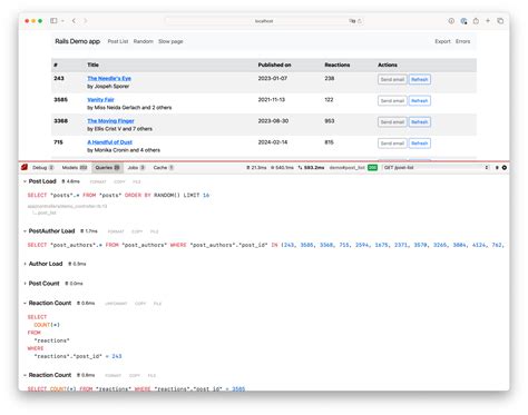 debugbar powerful devtools for ruby on rails