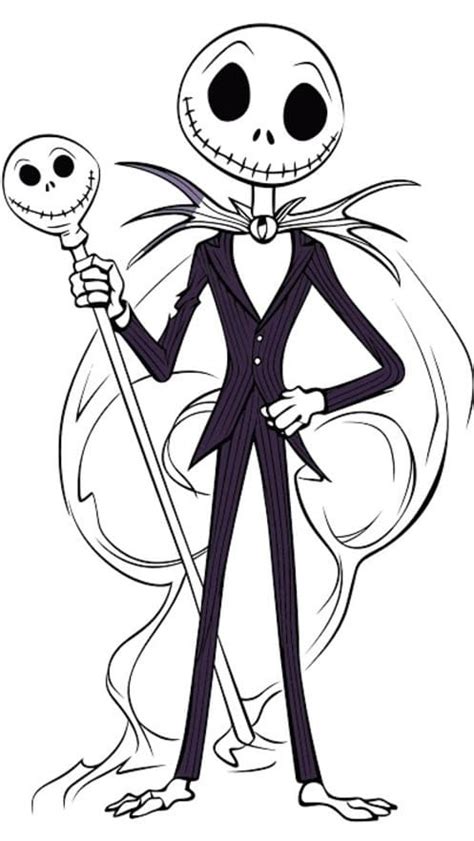 Coloriage Monsieur Jack à imprimer