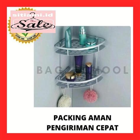 Jual Tkamdksj Rak Sudut Kamar Mandi Stainless Steel Segitiga 2 Susun