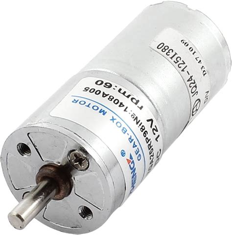 sourcingmap DC 12V 60RPM alta velocità magnetico elettrico scatola