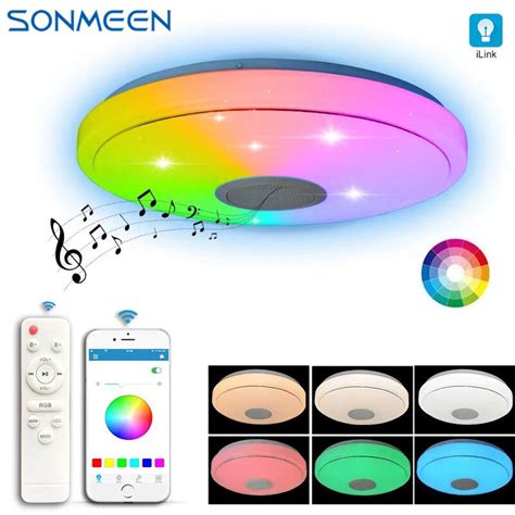 SONMEEN luces LED de techo modernas para el hogar lámpara inteligente