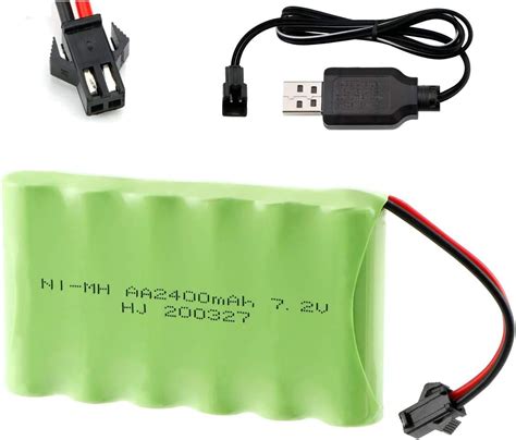 Amazon 6V 2400mAh Ni MH AA Rechargeable Battery Pack With SM 2P