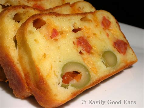 Easily Good Eats Chorizo And Olive Savoury Cake Loaf Recipe