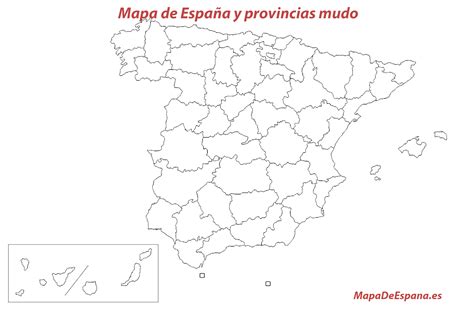 Mapa Politico De España Para Colorear