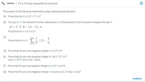 solved prove each of the following statements using