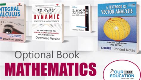 upsc maths optional books