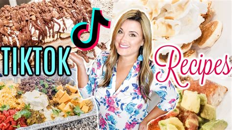 TESTING TIKTOK RECIPES VIRAL RECIPES YOU NEED TO TRY TIK TOK