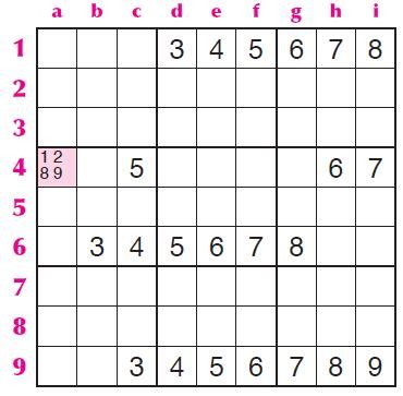 Naked Pairs Settimana Sudoku