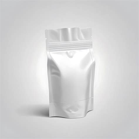 Blank Doypack Package Mockup Premium Ai Generated Image