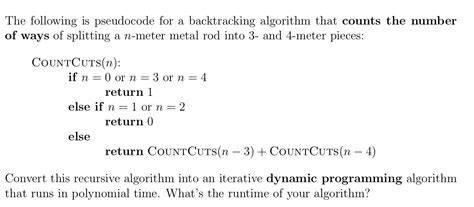 solved the following is pseudocode for a backtracking