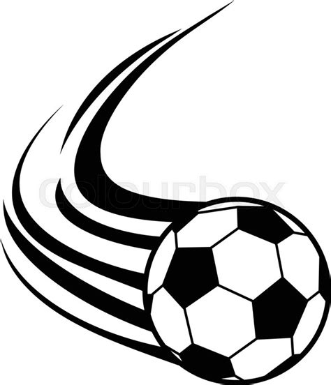 Soccer Ball Vector Icon Stock Vector Colourbox