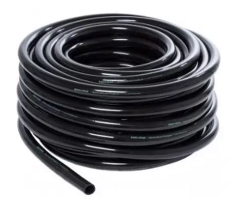 Manguera Negra Pvc Flexible Pulgada Metros