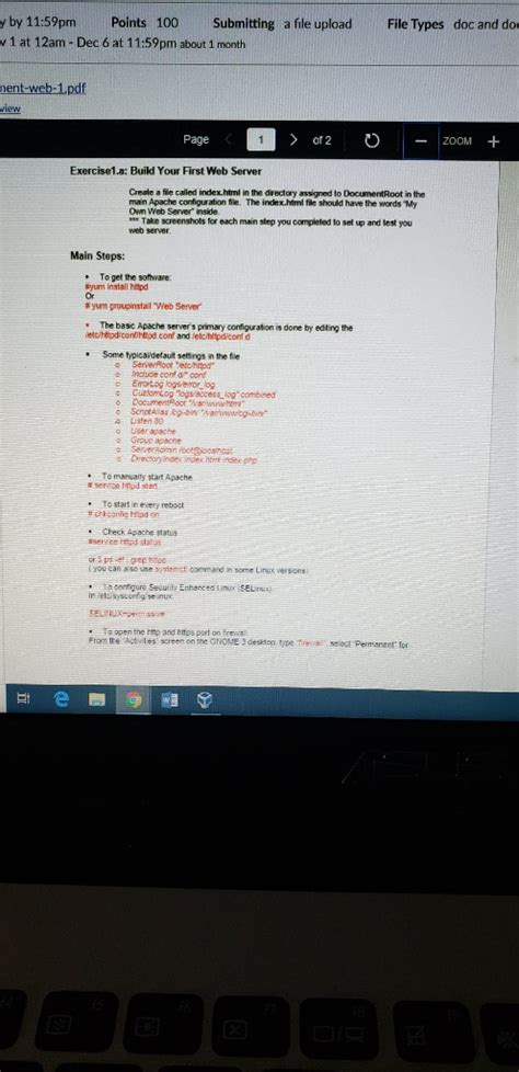 Using A CentOS 7 Linux Virtual Machine Im Stuck On Chegg
