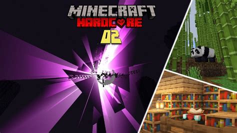 I BROKE THE END IN MINECRAFT Hardcore Minecraft Ep 2 YouTube