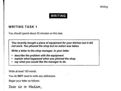 Ielts General Writing Task 1 Topics With Answers Pdf Riset