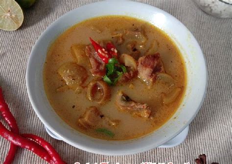 Resep Gulai Tunjang Kikil Sapi Ala RM Padang Oleh Cassalover