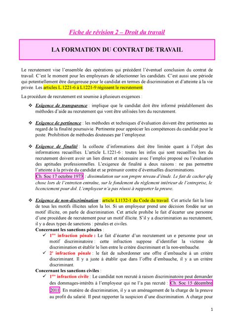 Droit Du Travail Cest Le Moment Pour Les Employeurs De S Lectionner