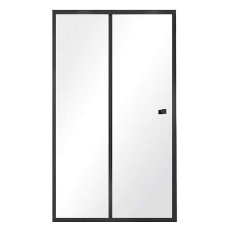 Besco Duo Slide Black Drzwi Prysznicowe Przesuwne Czarne 140x195 PROMOCJA